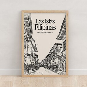Las Islas Filipinas Vigan City Poster, Philippines Printable Poster ...