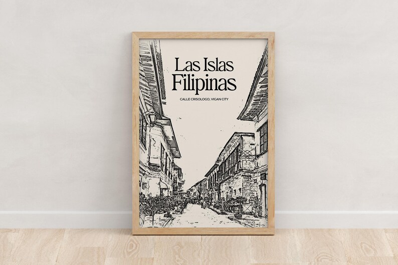 Las Islas Filipinas Vigan City Poster, Philippines Printable Poster ... Las Islas Filipinas Vigan City Poster, Philippines Printable Poster ...