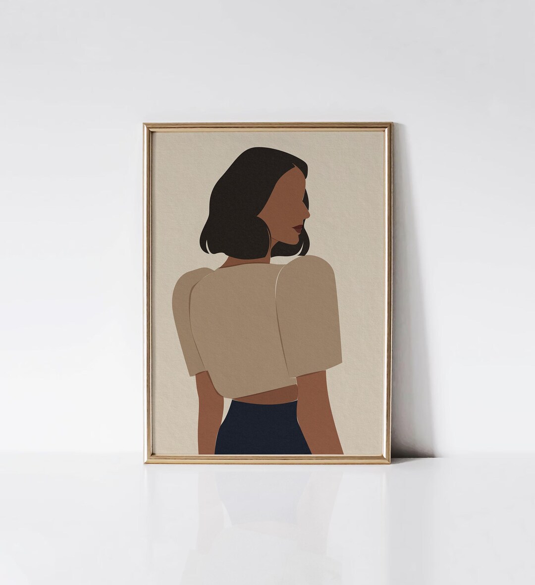 Boho Filipino Art Print, Midcentury Modern Filipina Art, Filipino Wall ...