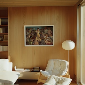 Pandanggo Sa Ilaw Dance Painting, Printable Amorsolo Filipino Art ...