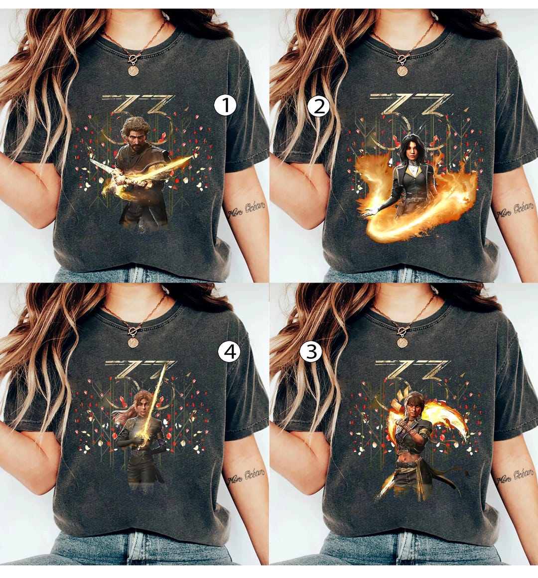 Clair Obscur Expedition 33 Shirt, Expedition 33 Shirt, Clair Obscur ...
