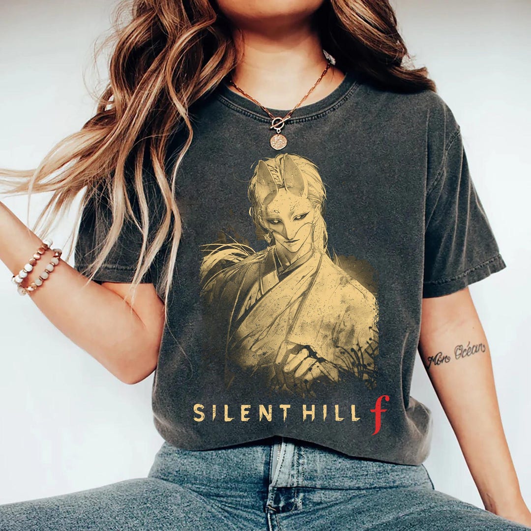 Fox Mask Silent Hill F Shirt, Tsuneki Kotoyuki Horror Game Tee - Etsy