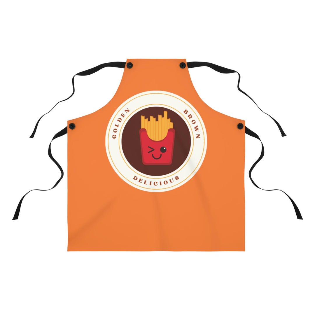 Golden Brown and Delicious Apron French Fry Fries Gift for Fryer Cook ...