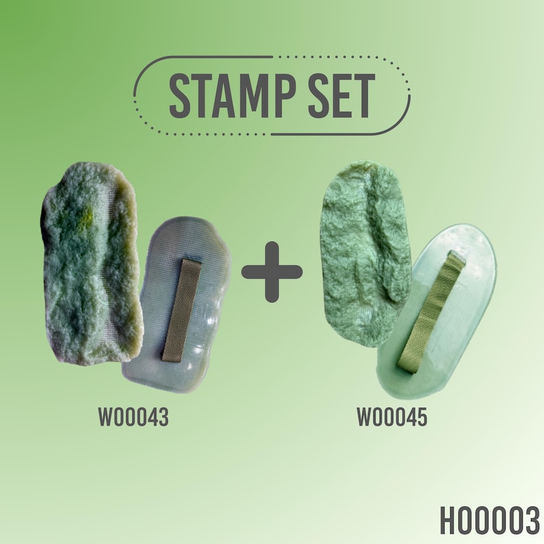 Stamp Set Stone Veneer Green Stuff Stamps Reusable Texture Mats for ...
