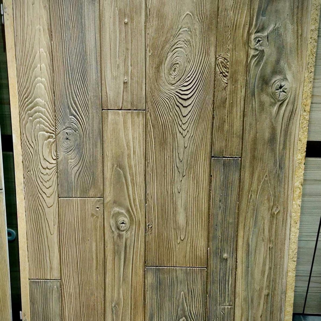 Wood Texture Plaster Stamp: Silicone Molds for Faux Wooden Wall Panels ...