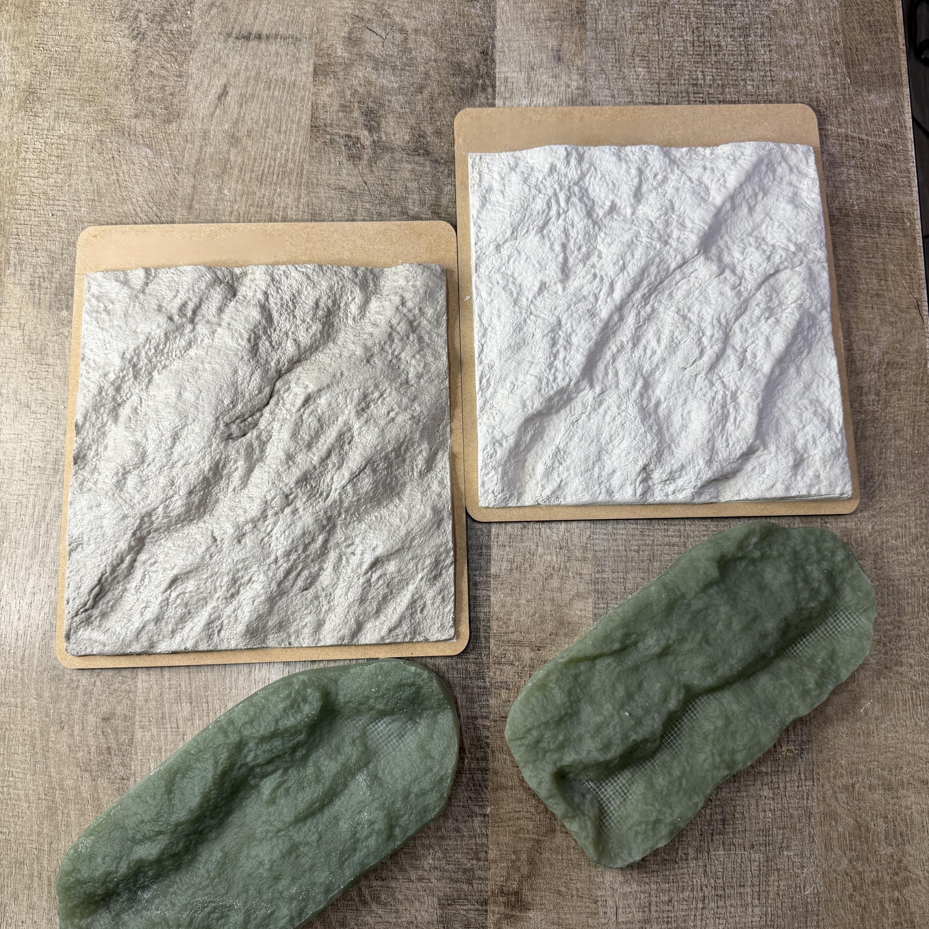 Stamp Set Stone Veneer Green Stuff Stamps Reusable Texture Mats for ...