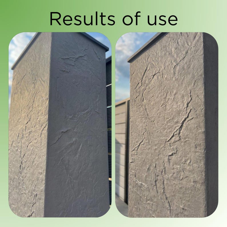 Stone Molds for Faux Wall: Concrete Stone Texture Stamps, 3D Panels ...