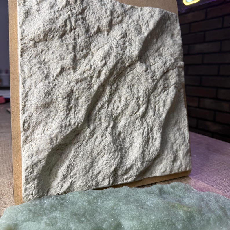 Rubber Stamp Texture Sheet Stamp Organic Gift for Him Texture Rock Wall ...