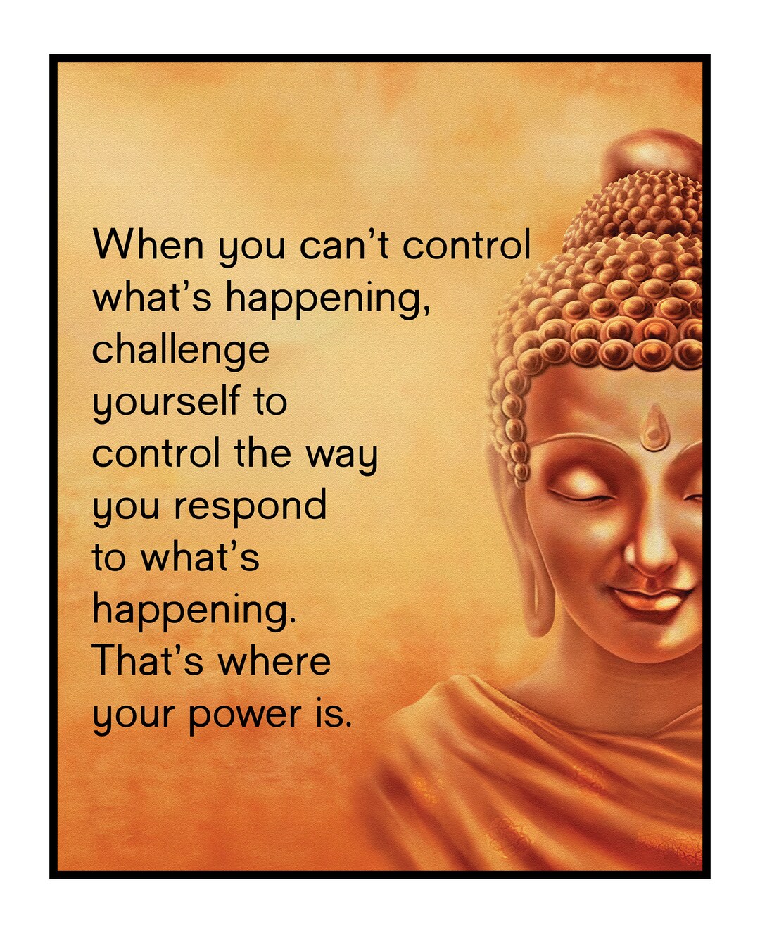 Posterizer 1 Pcs - Control What You Can - Spiritual Motivational ...