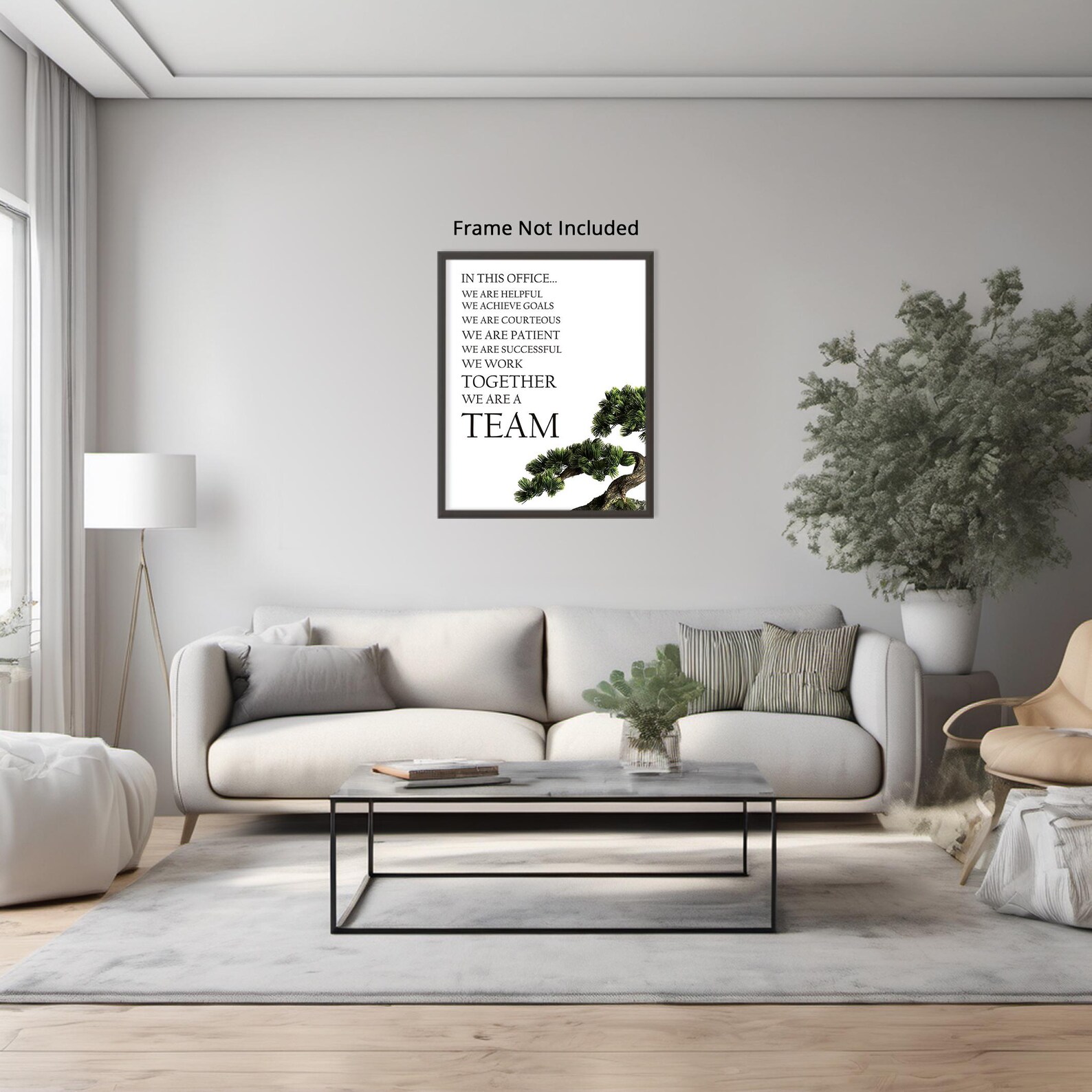 Posterizer 1 Pcs Team Work Inspiring Art Office Art Quotes and Poems ...