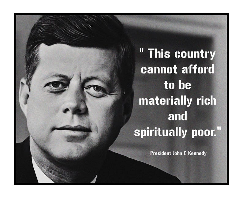Posterizer 1 Pcs - John F. Kennedy - Country Cannot Afford to Be ...