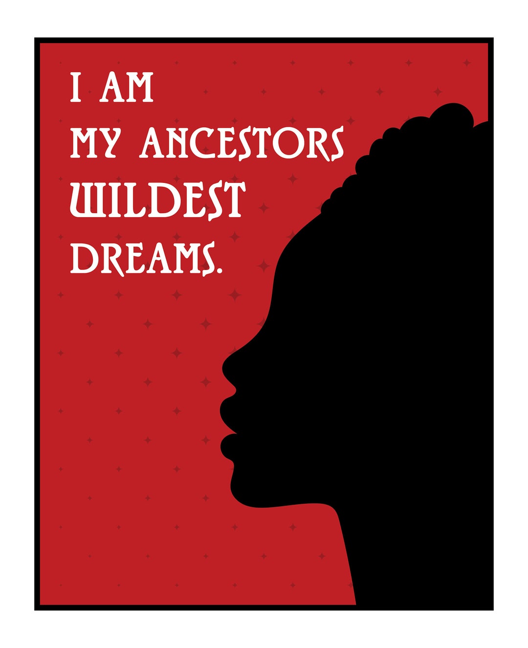 Posterizer 1 Pcs - Ethnic African American Women - Positive Quote ...