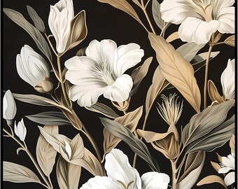 Posterizer 1 Pcs - Wild Purple Flowers and Background - Ferly Chic Art ...