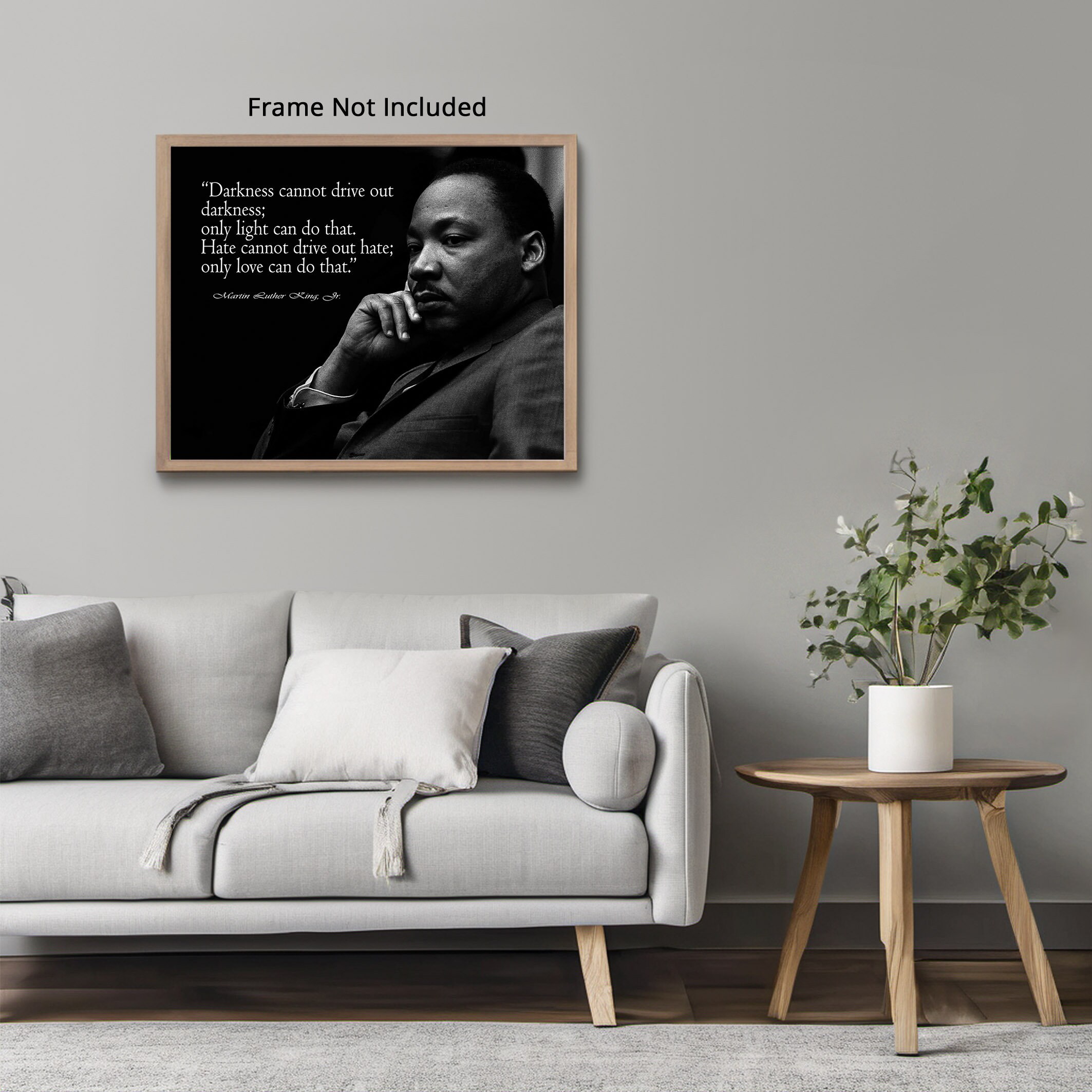 Posterizer 1 Pcs Darkness Cannot Drive Out Darkness-martin Luther King ...