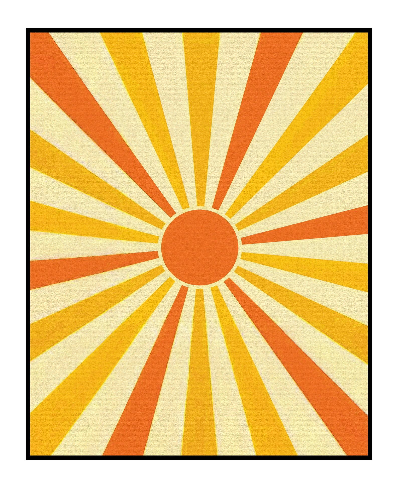 Posterizer 1 Pcs Boho Minimalist Cute Sunshine Abstract & Modern Art ...