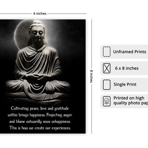 Posterizer 1 Pcs - Cultivate Peace, Love & Gratitude for Happiness ...