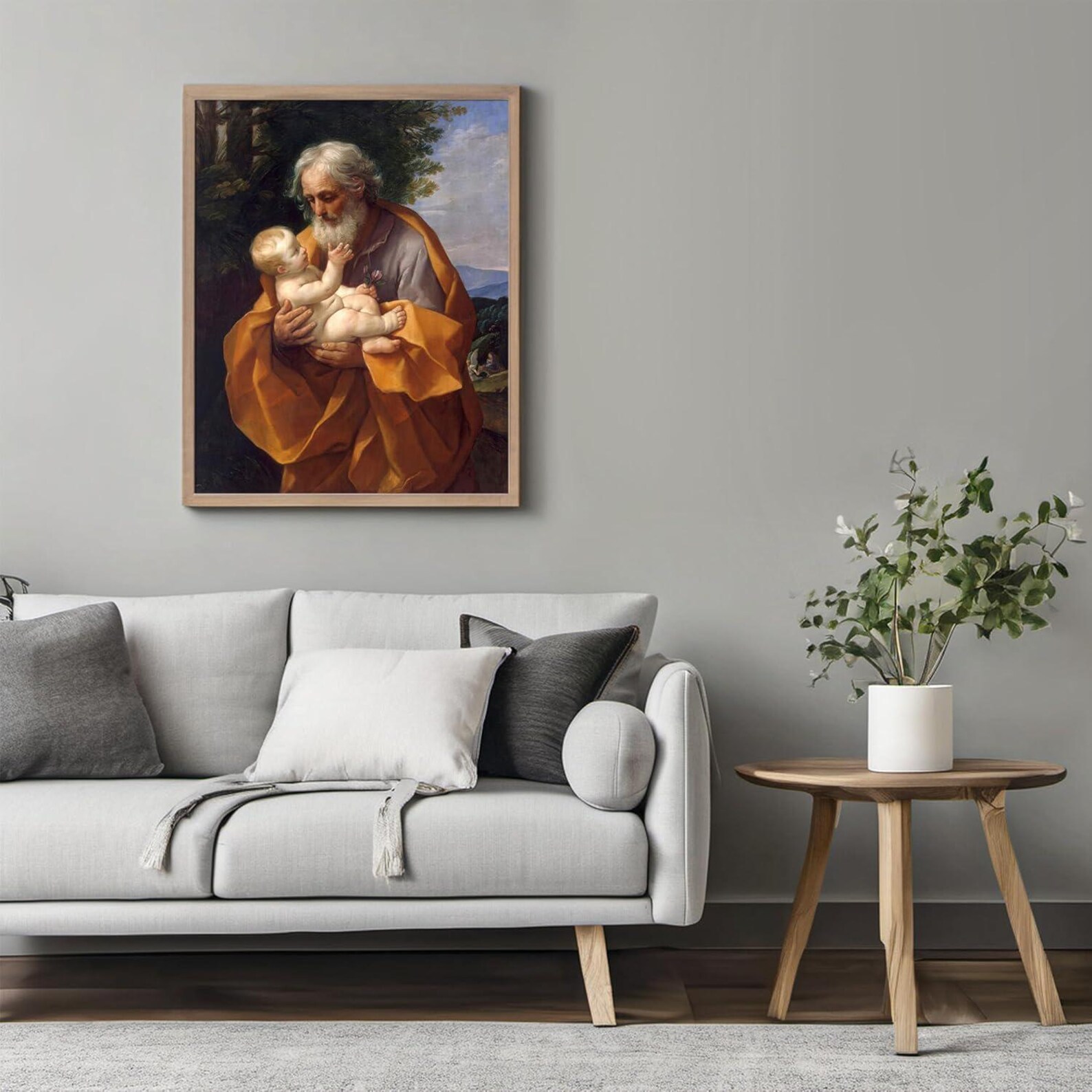 Posterizer 1 Pcs - St Joseph and Child Jesus C - 1635 Painting Poster ...