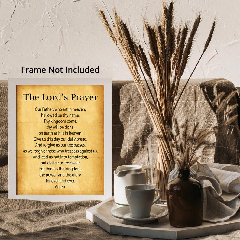 Posterizer 1 Pcs the Lord's Prayer - Spiritual - Religious Posters ...