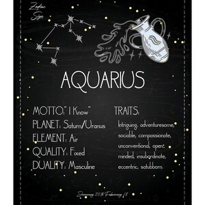 Posterizer 1 Pcs - Zodiac Signs - Astrology Zodiac Art - Astronomy ...