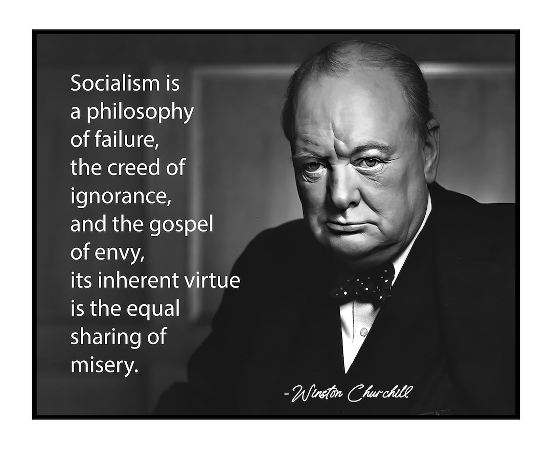 Posterizer 1 Pcs - Socialism is a Philosophy of Failure - Winston ...