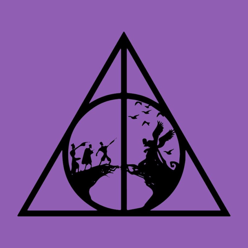 Deathly Hallows Svg - Etsy