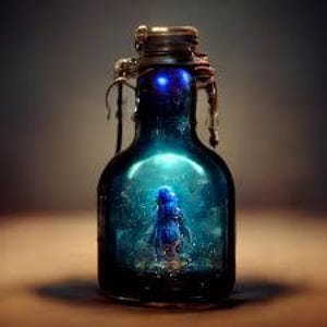 Metaphysical Genie in a Bottle Make a Wish Potion Oil Roll on Bottle - Etsy