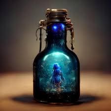Metaphysical Genie in a Bottle Make a Wish Potion Oil Roll on Bottle - Etsy