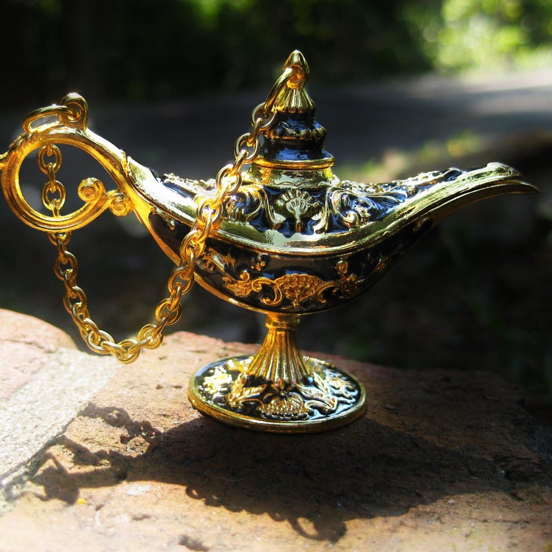 Genie Lamp - Etsy