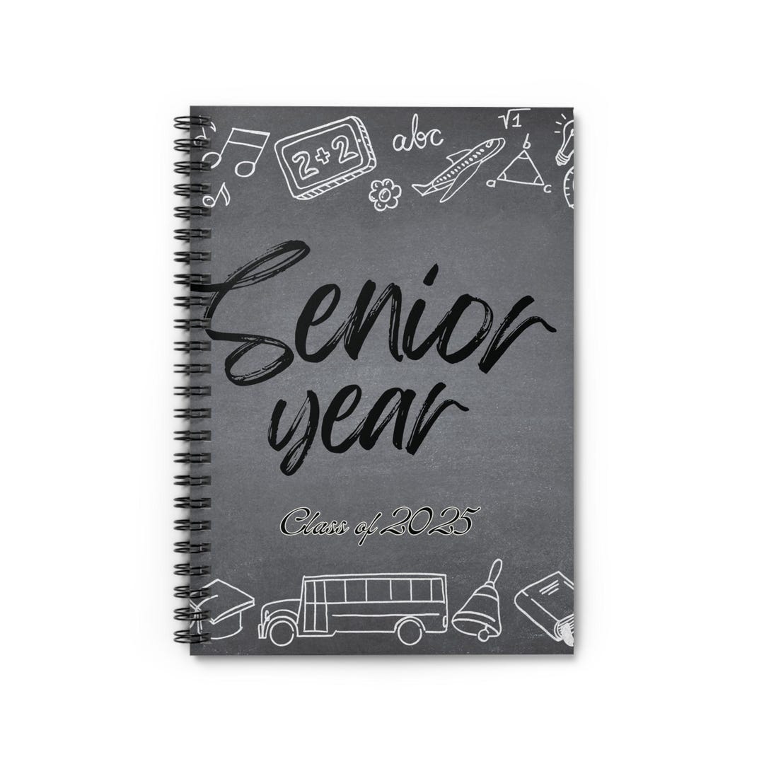 Senior Year Memories-class of 2025 Spiral Notebook Ruled Line - Etsy