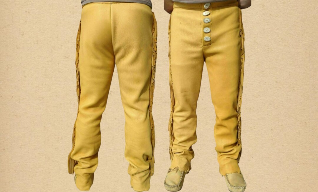 Men Western Style Suede Leather Pant, Men Riding Leather Pant, Men ...