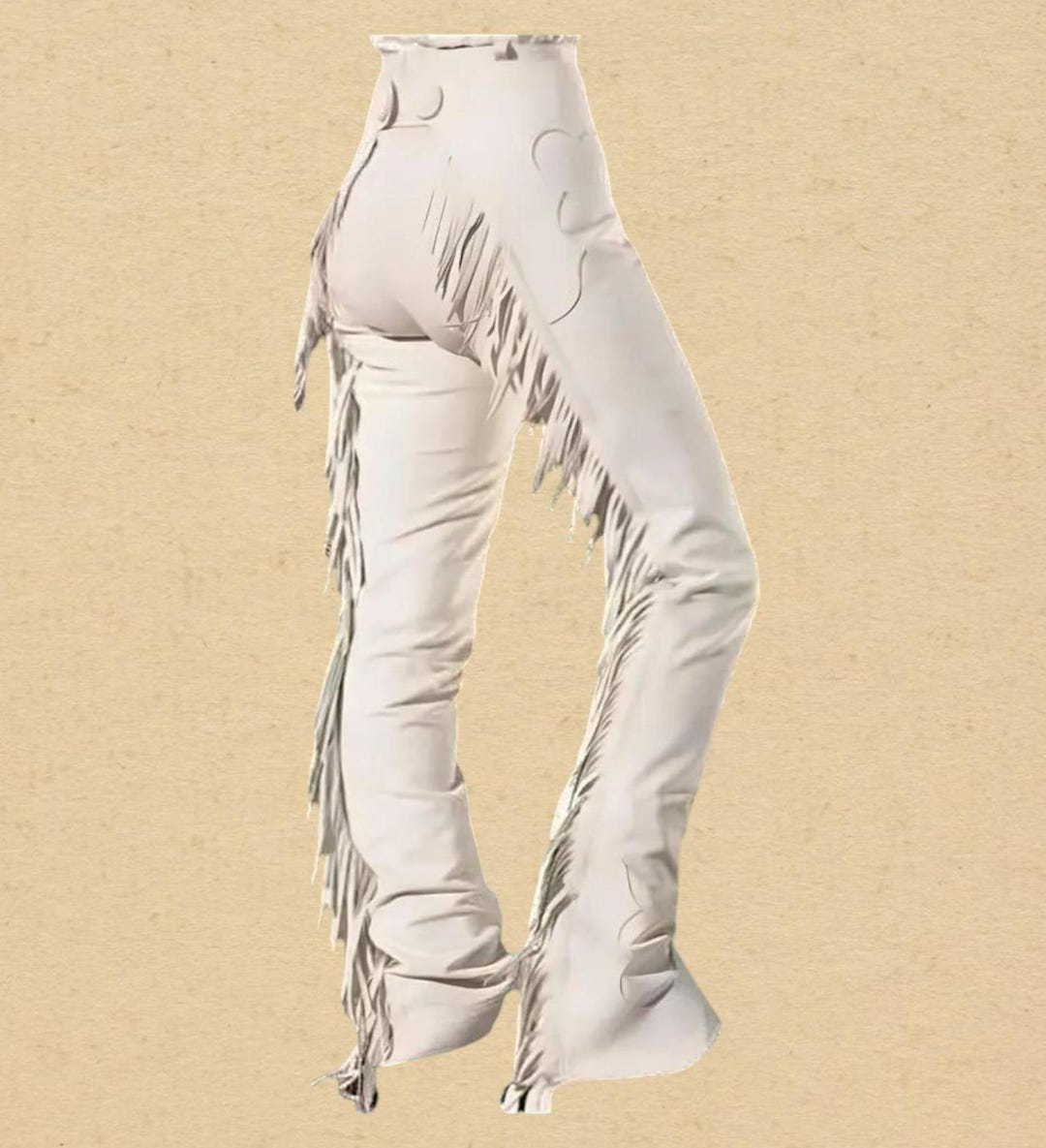 Women's Traditional Western Leather Chap, Geniune Leather, Vintage ...