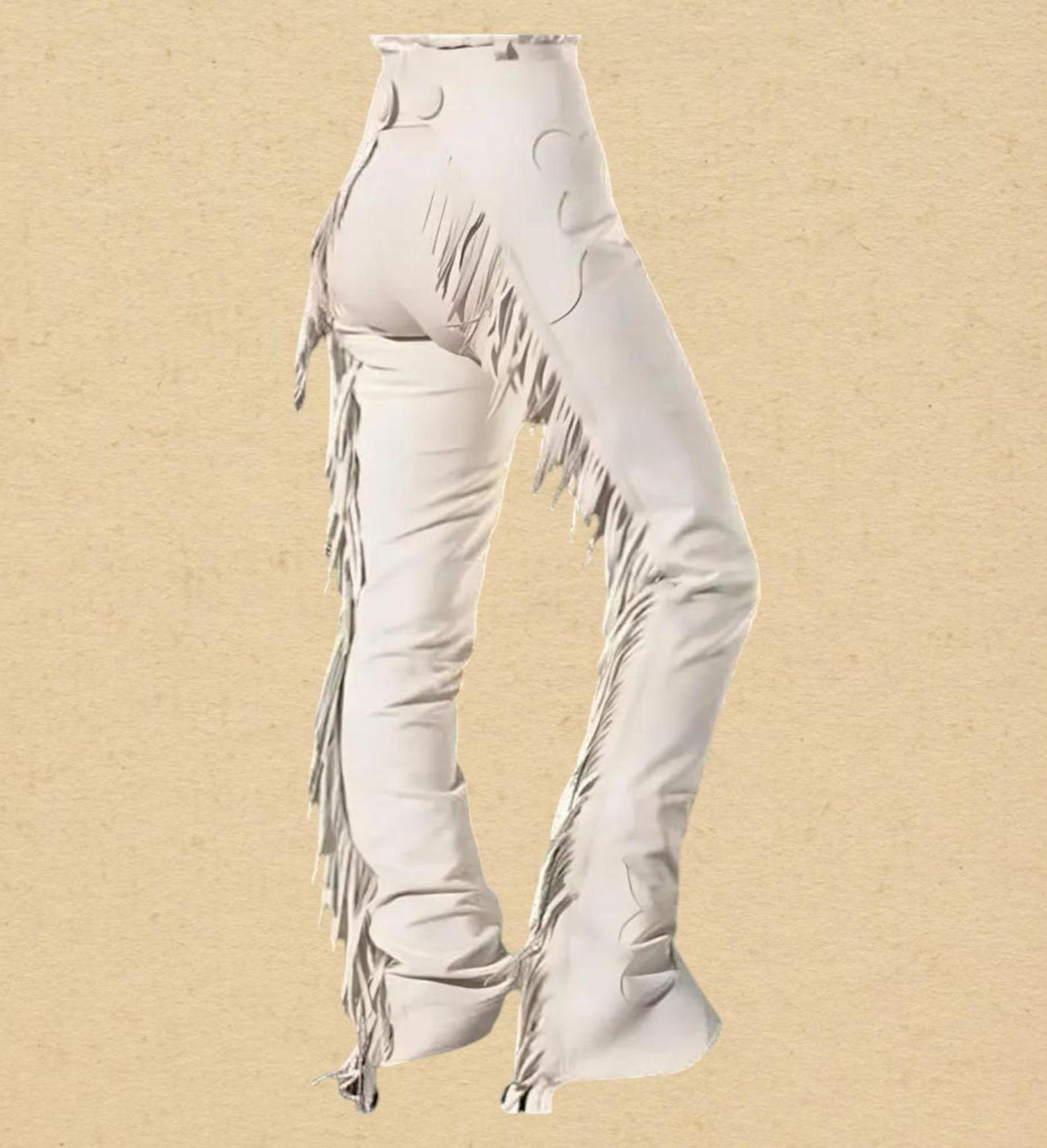 Women's Traditional Western Leather Chap, Geniune Leather, Vintage ...