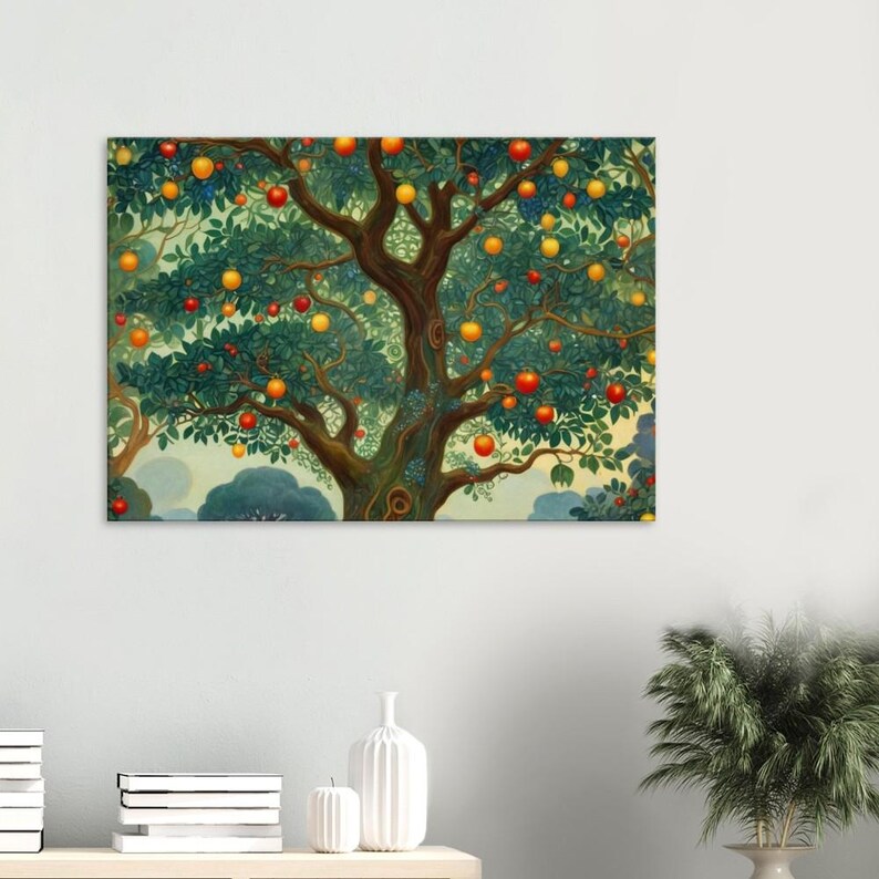Beautiful Trees on Canvas - Etsy