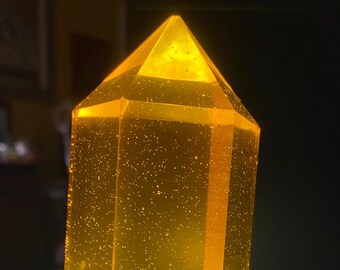 Unique Blue Crystal Tower Light, Hand Made by Local Artisan - Etsy