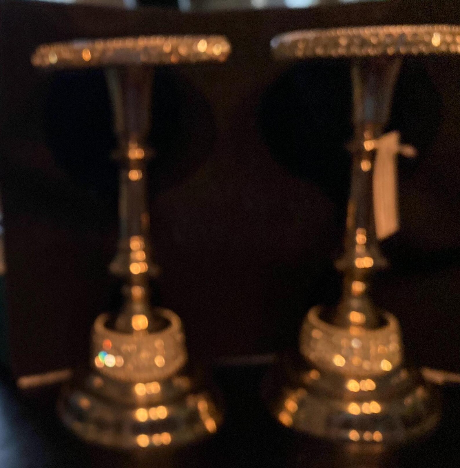 Silver Color Candlesticks, Unique, Fancy - Etsy