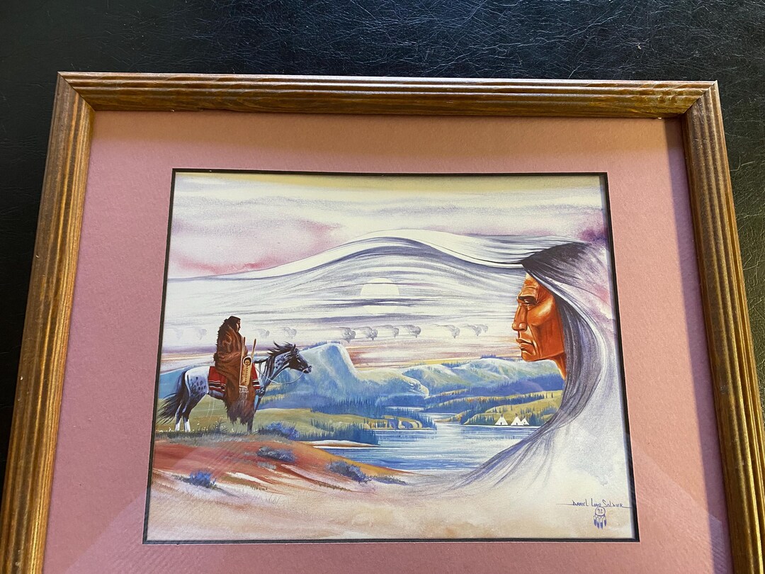 Lovely Print of Painting by Daniel Long Soldier, Ogala Sioux - Etsy