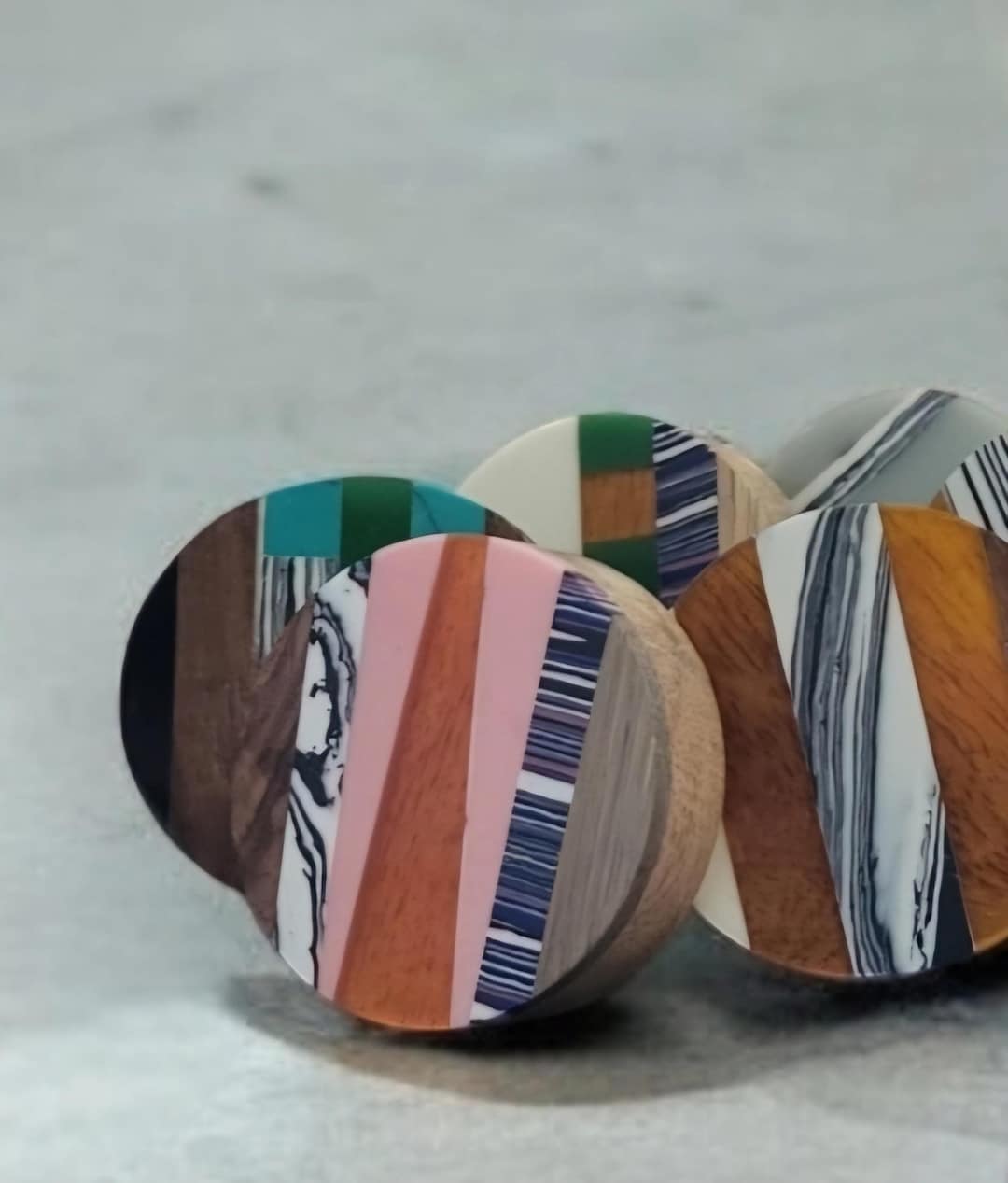 Vibrant Colorful Cabinet Knobs | Unique Artistic Drawer Pulls - Etsy