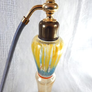 Art Deco Painted Glass Atomizer/ Unmarked/ Fancy Squeezable Bulb - Etsy