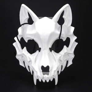 Halloween Skull Dragon Mask Skeleton Half Face Mask for Cosplay, Dance ...