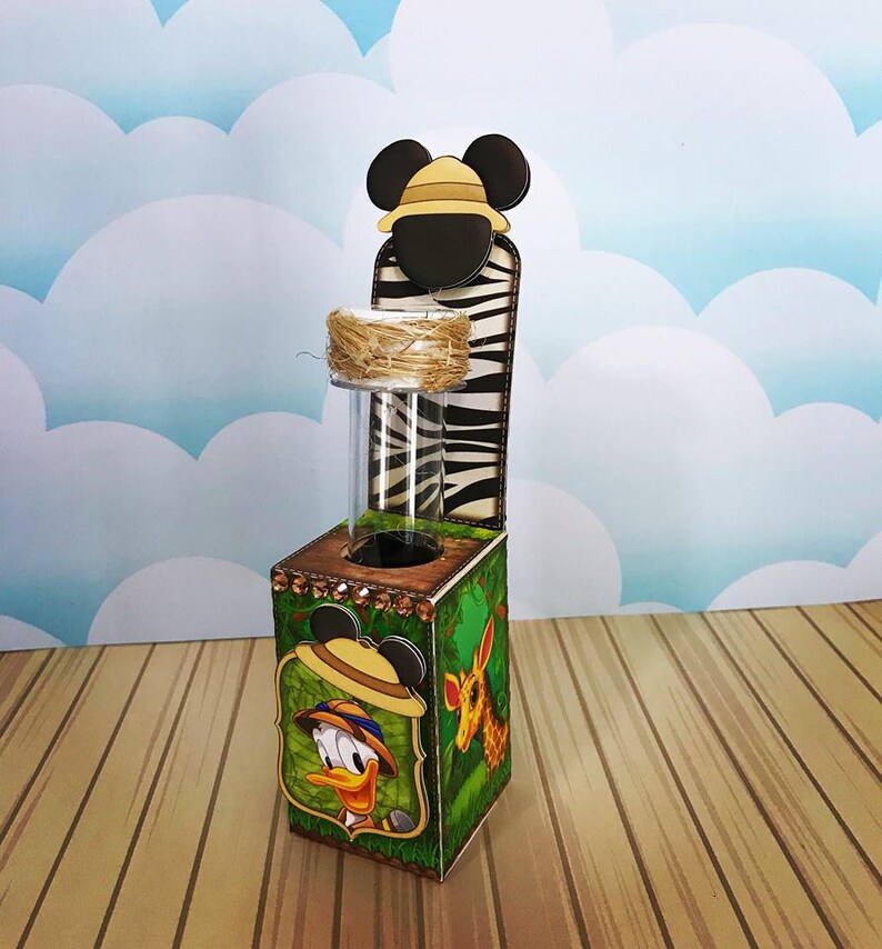 Paquete de fiesta personalizado de Mickey Safari - Paquete de ...