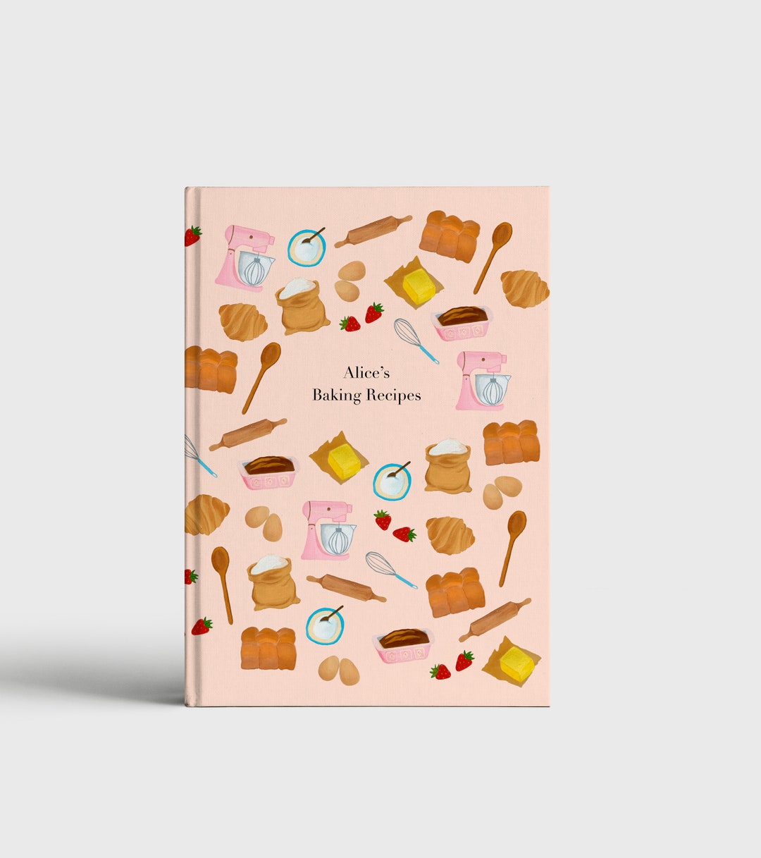 Personalised Hardback Notebook - Baking - Recipe Book - Gift for Her ...