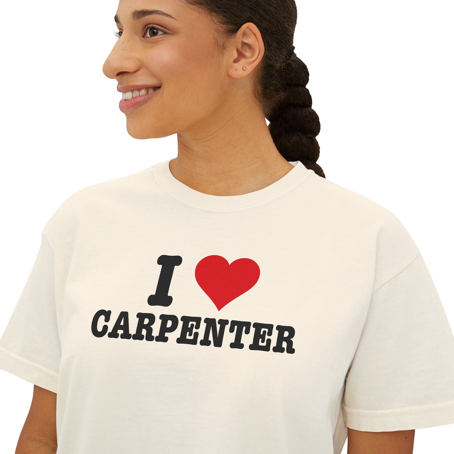 Matildas Ellie Carpenter Soccer Merch I Heart Carpenter Women's Cotton ...
