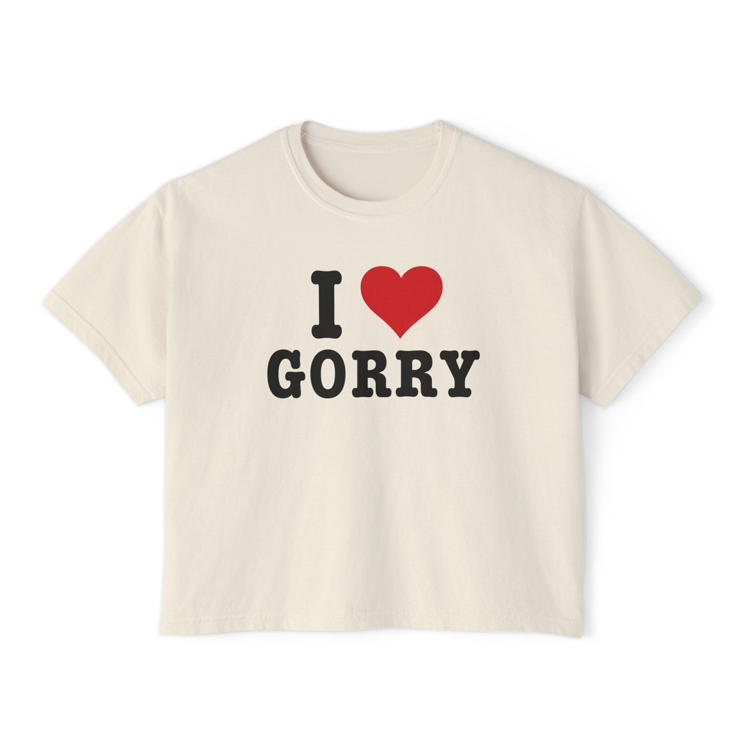 Matildas Katrina Gorry Soccer Merch I Heart Gorry Women's Cotton Boxy ...
