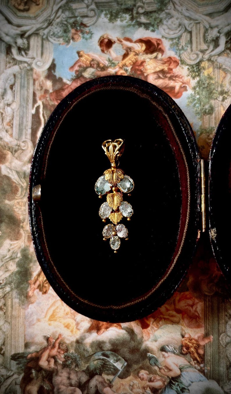 Victorian 15ct Gold Etruscan Revival Pendant - Etsy