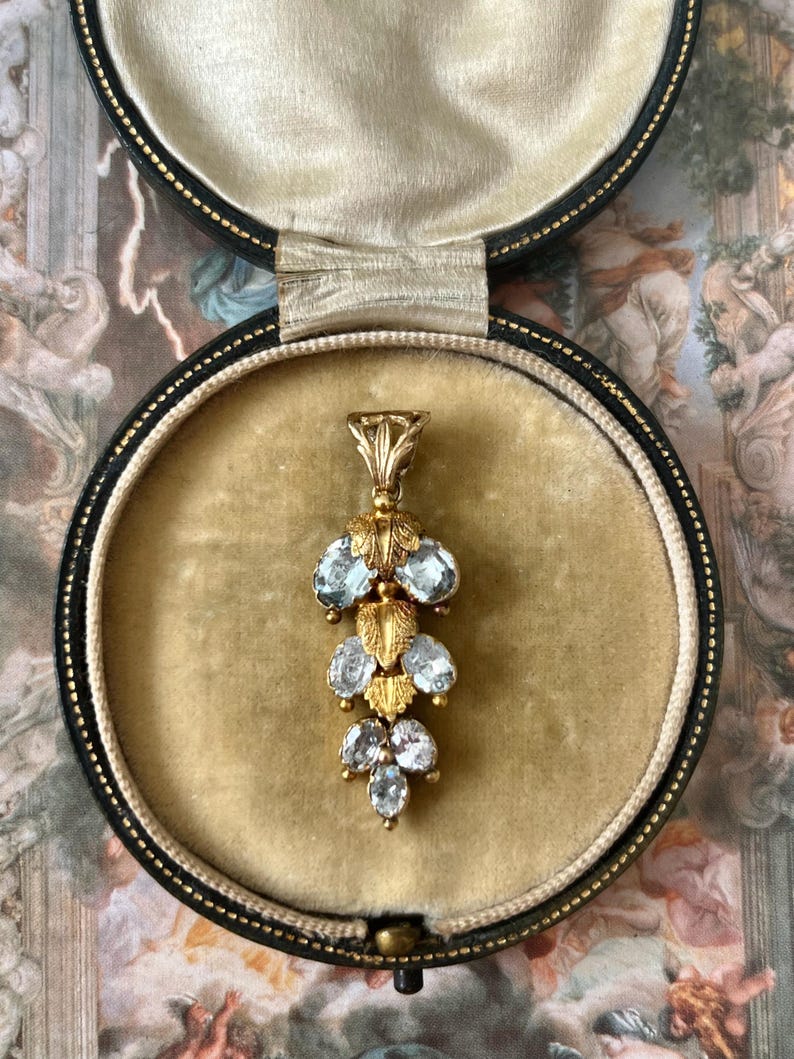 Victorian 15ct Gold Etruscan Revival Pendant - Etsy