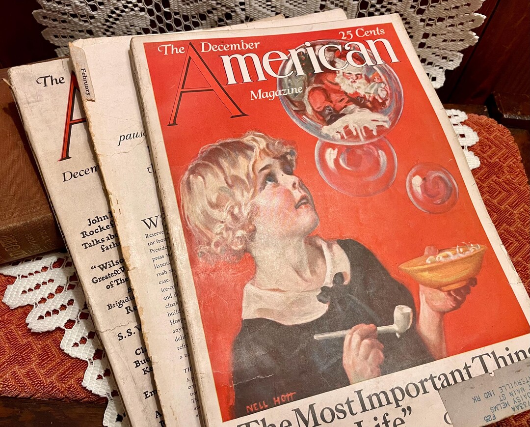 Vintage American Magazines Bundle – Dec 1924, Dec 1928, Feb 1930 ...