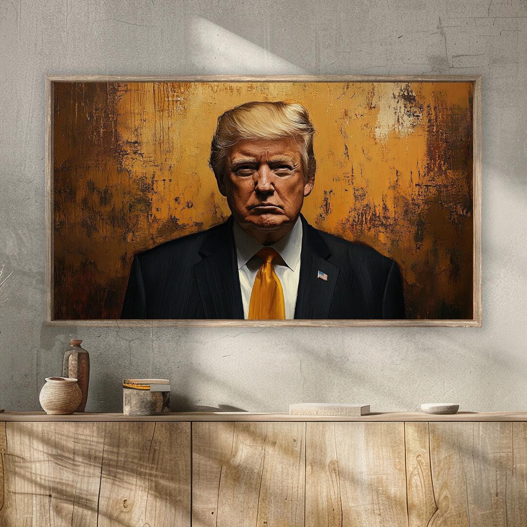 Donald Trump Portrait Painting Frame TV Art for Samsung Television ...