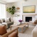 Frame TV Sunset Green Landscape for Samsung Television, Green Earthy ...