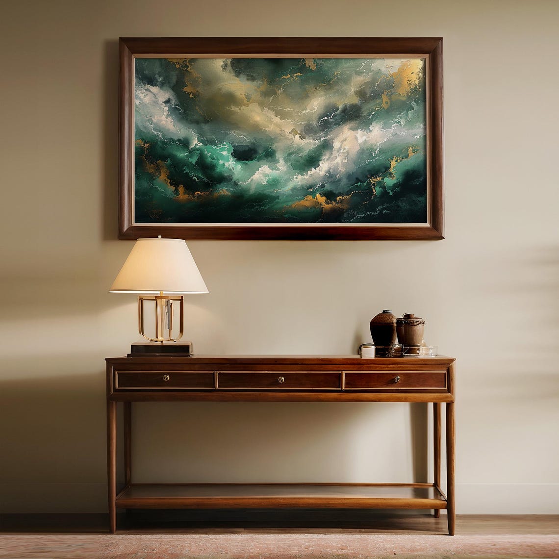 Moody Ocean Waves for Frame TV Samsung Television Background, Sea Foam ...