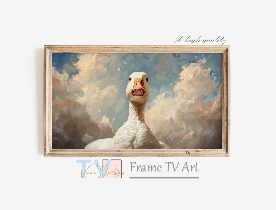 Frame TV Silly Goose for Samsung Television Screen TV Picture, Digital ...